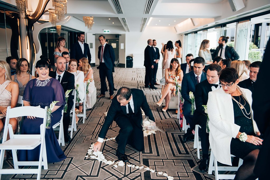 Elegant Blackbird Wedding - Jamie + Cara Brisbane City Celebrants
